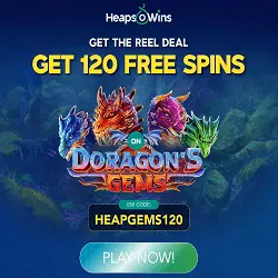 HeapsoWins Casino Review | 120 Free Spins No Deposit